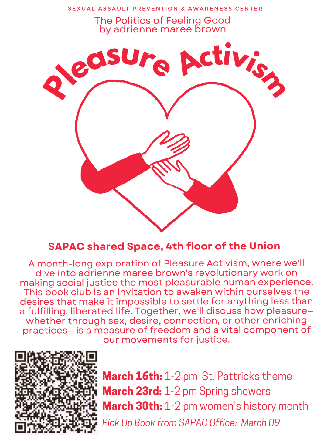 Pleasure Activism Book Club Series | Sexual Assault Prevention and ...