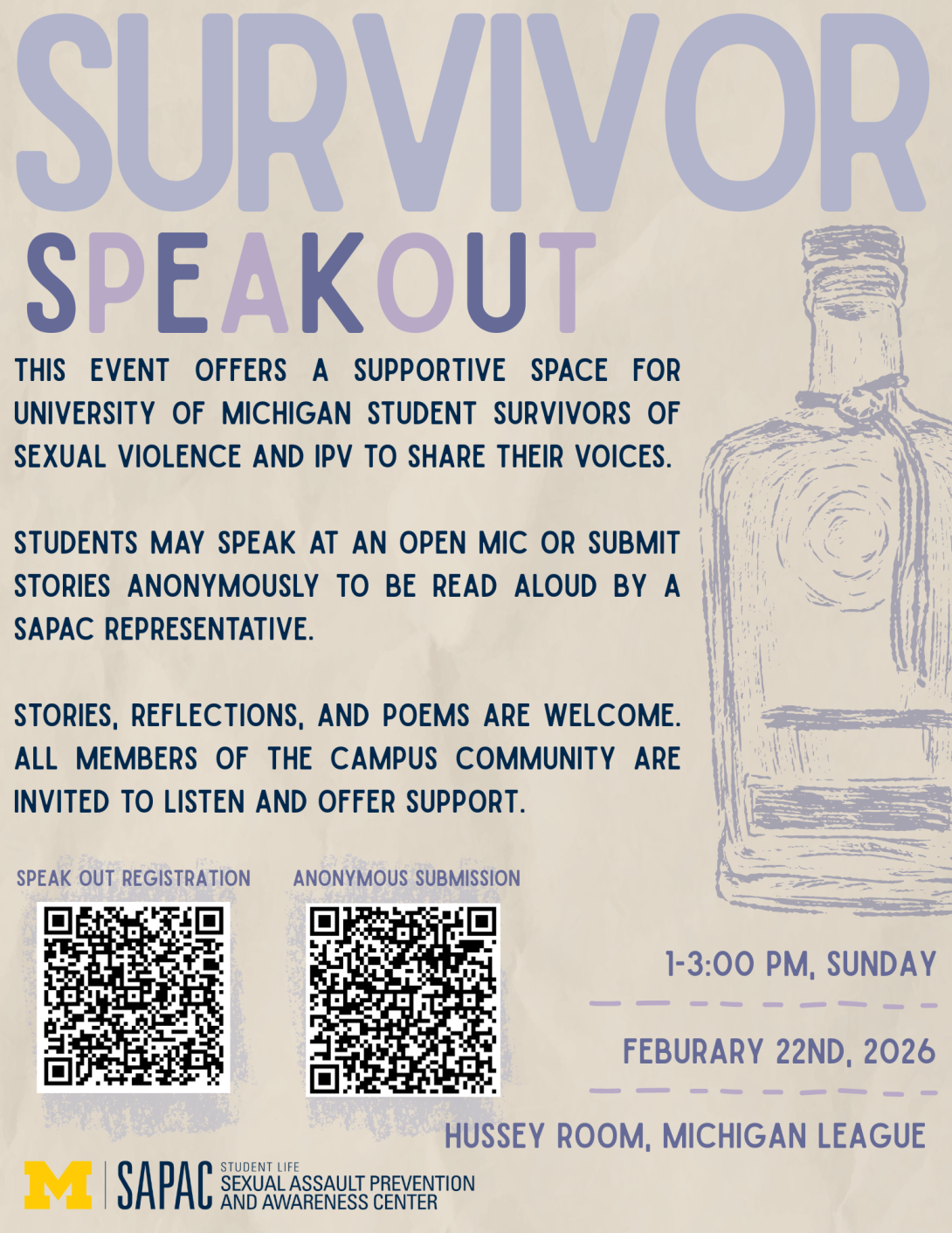 SAPAC’s 41st Annual Survivor Speak Out | Sexual Assault Prevention and ...